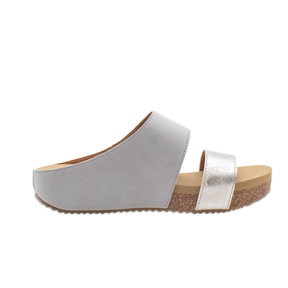 Volatile Womens Campfire Metallic Slide Casual Shoes - Walmart.com