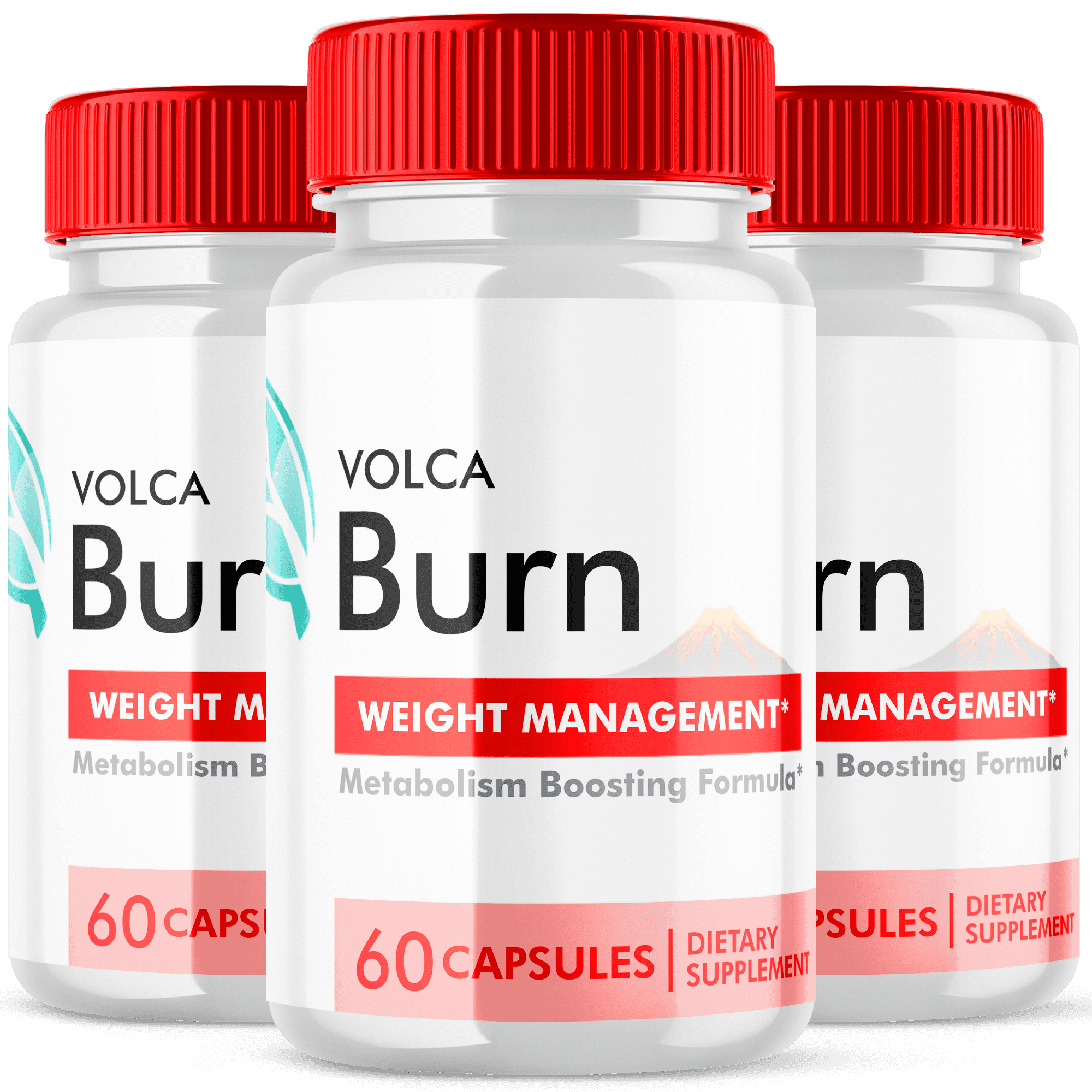 Volca Burn Advanced Formula Pills All Natural Energy and Workout Support Supplement 180 Capsules ...