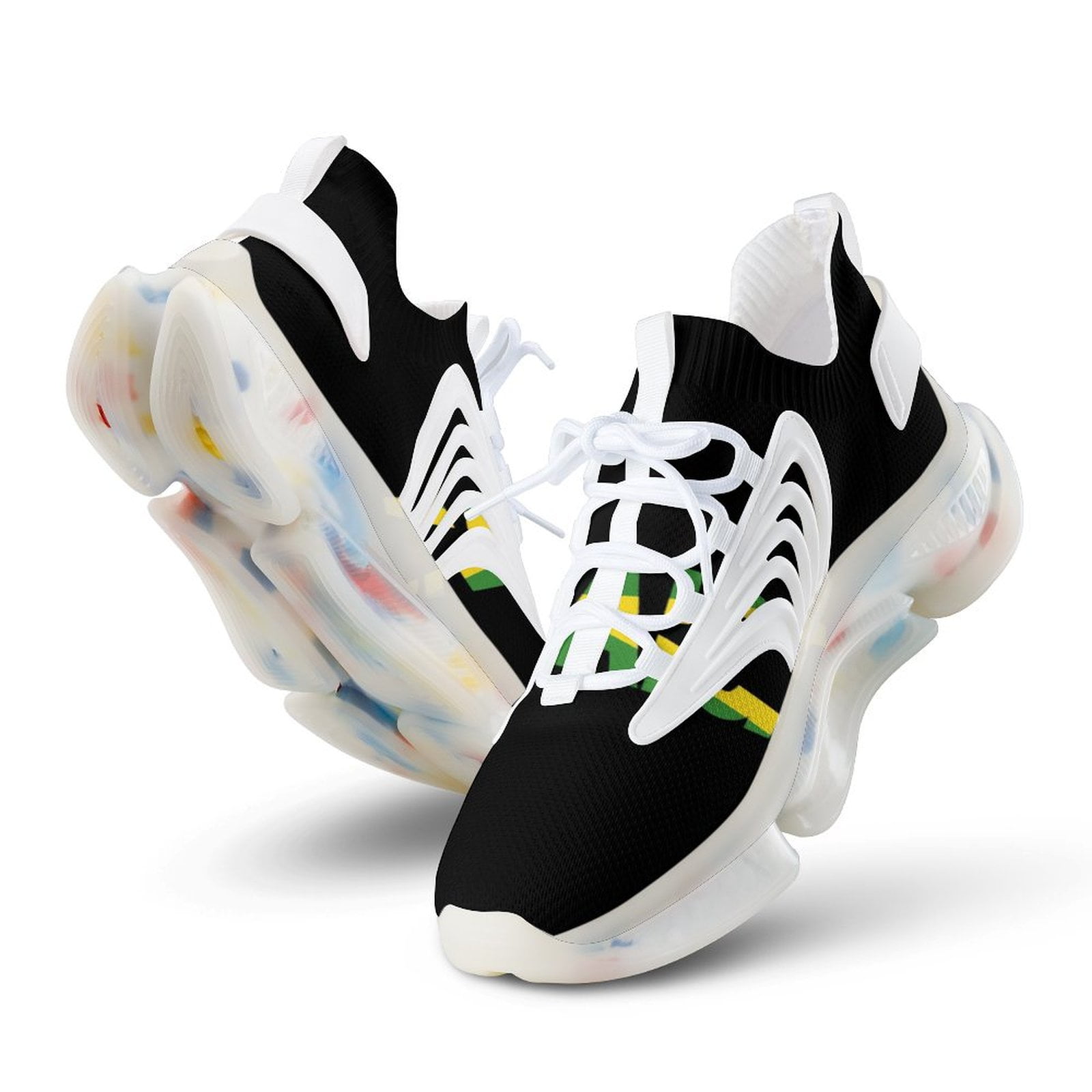 Volcanic Eruption Glowing Walking Shoes for Men Woman Lightweight ...
