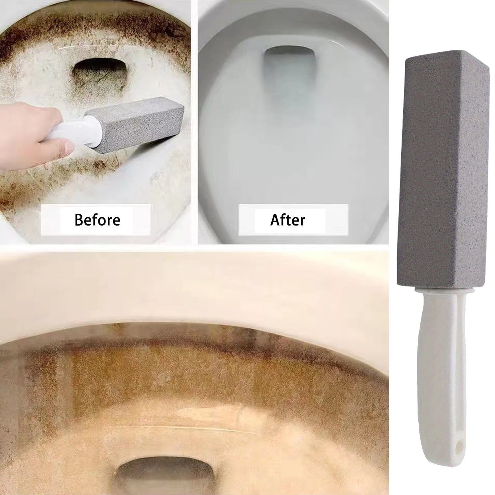 Volcanic Glass Foam Toilet Cleaning Pumice Scouring Stick Stain Remover ...
