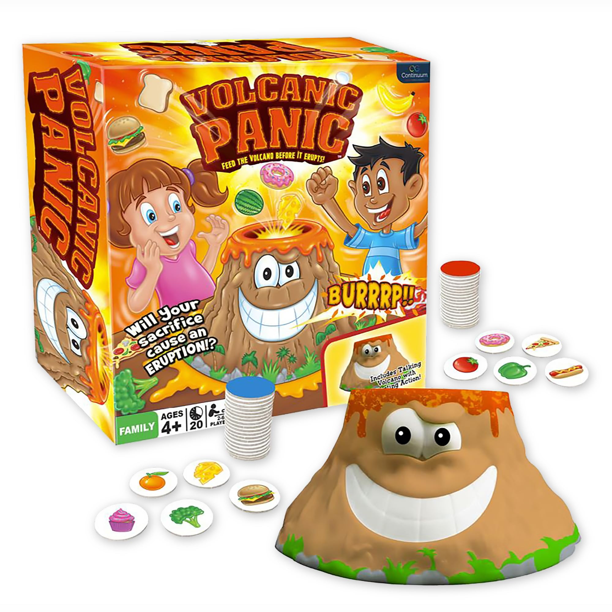 Volcanic Panic the Explosive MMF7 Memory Matching Family Game Games for 2-6 Players Ages 4 and ...