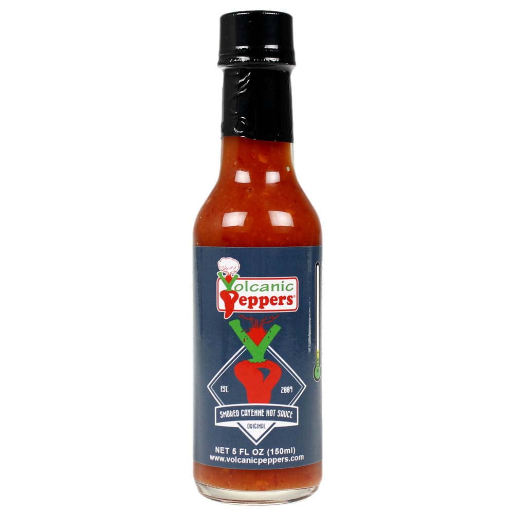 Volcanic Peppers Smoked Cayenne Hot Sauce 5 Oz for Kitchen - Walmart ...