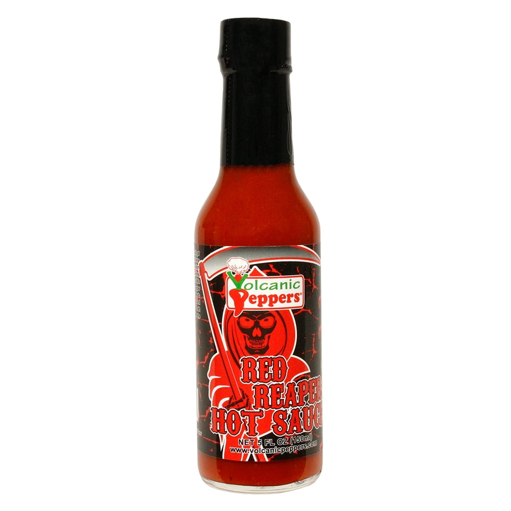 Volcanic Peppers Red Reaper Hot Sauce High Heat Habanero Carolina ...