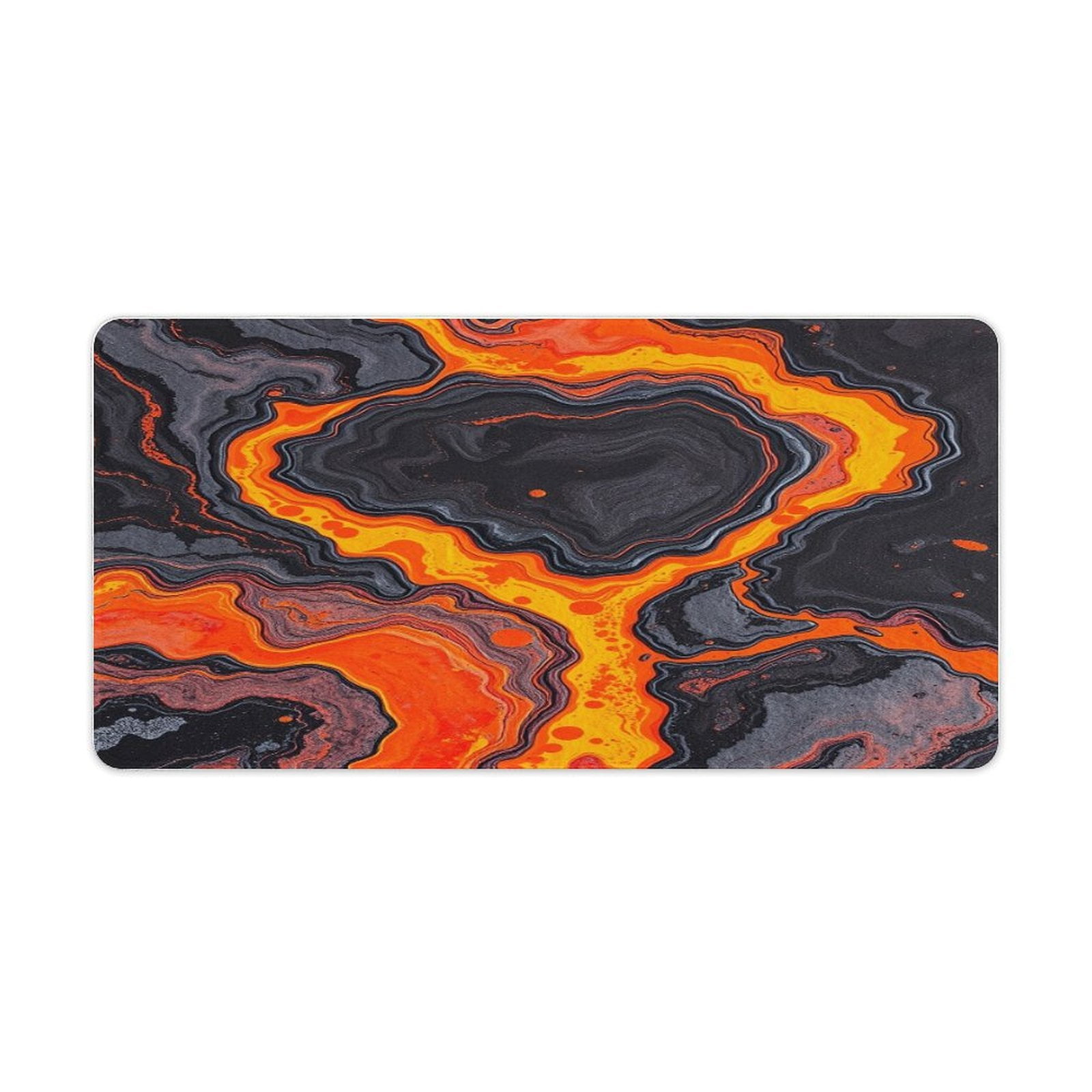Volcanic Rock Computer Mouse Pad Gaming Accessories Large Pad Deskmat ...