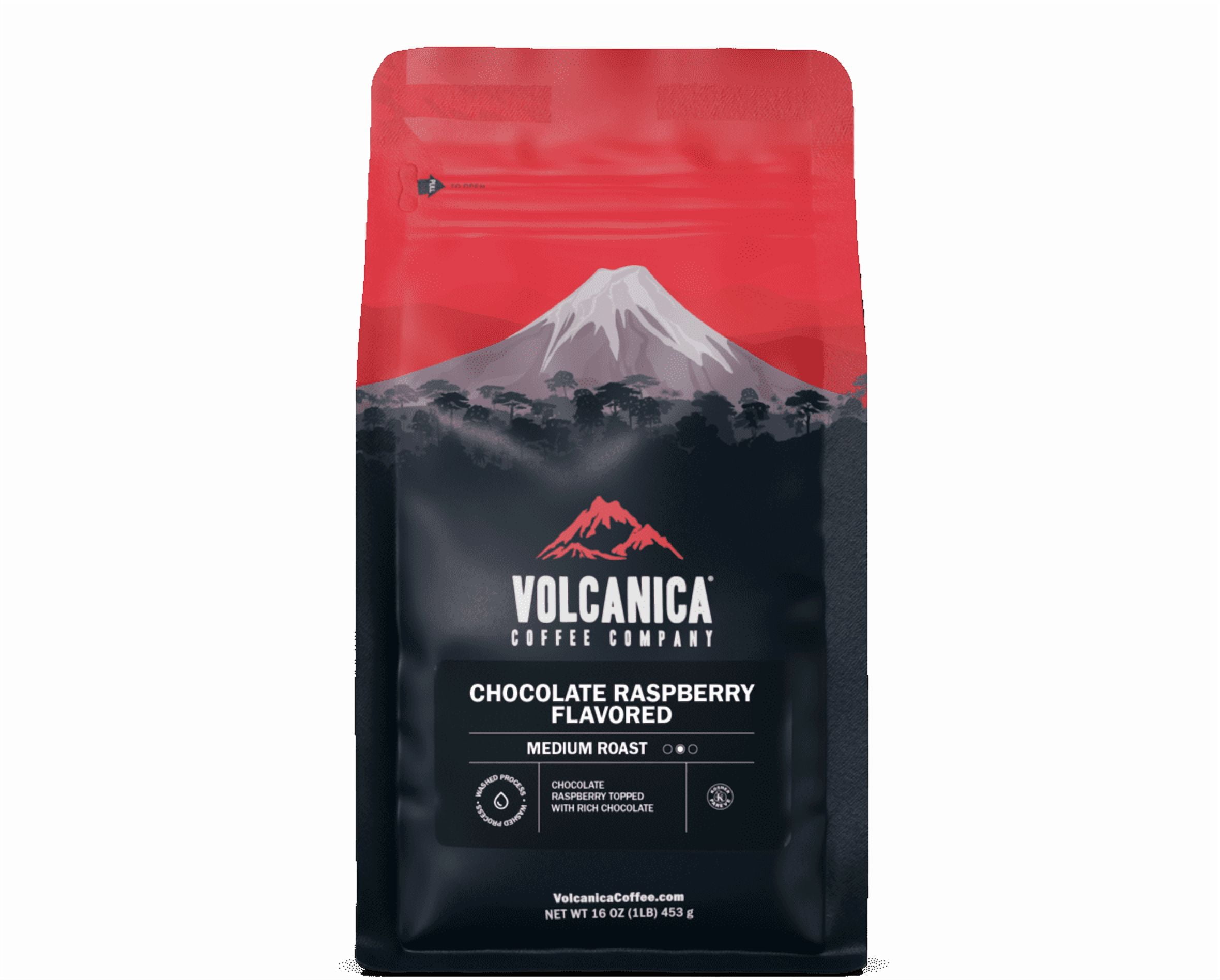 Volcanica Coffee Chocolate Raspberry Flavored Coffee - 16 oz. / Drip ...