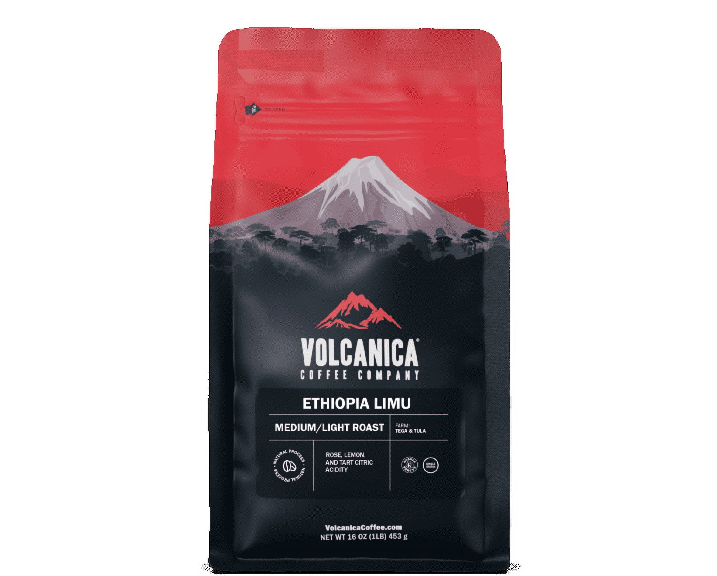 Volcanica Coffee Ethiopian Limu Coffee - 16 oz. / Espresso Grind ...