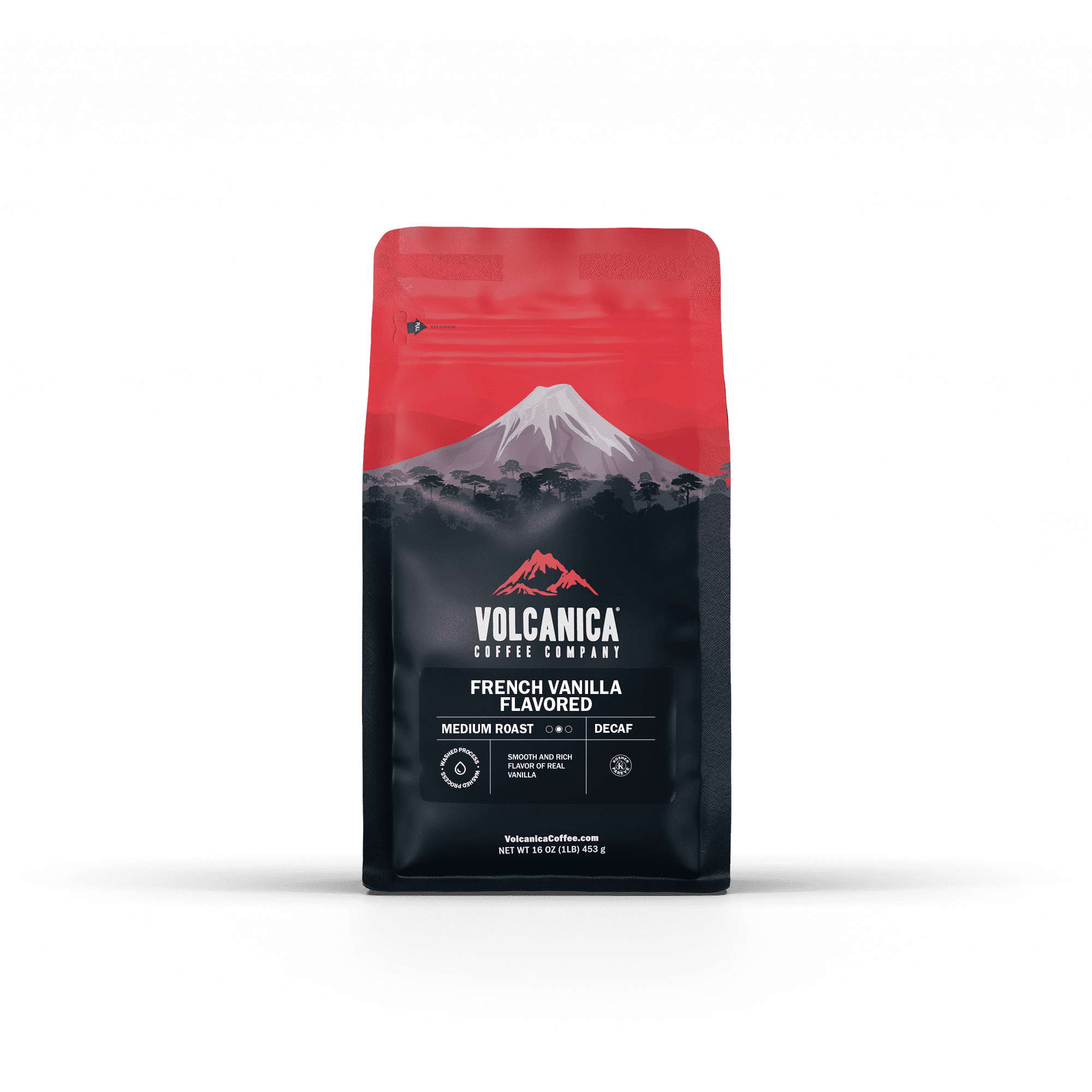 Volcanica Coffee French Vanilla Flavored Decaf Coffee - 3 lbs. (3 pack ...