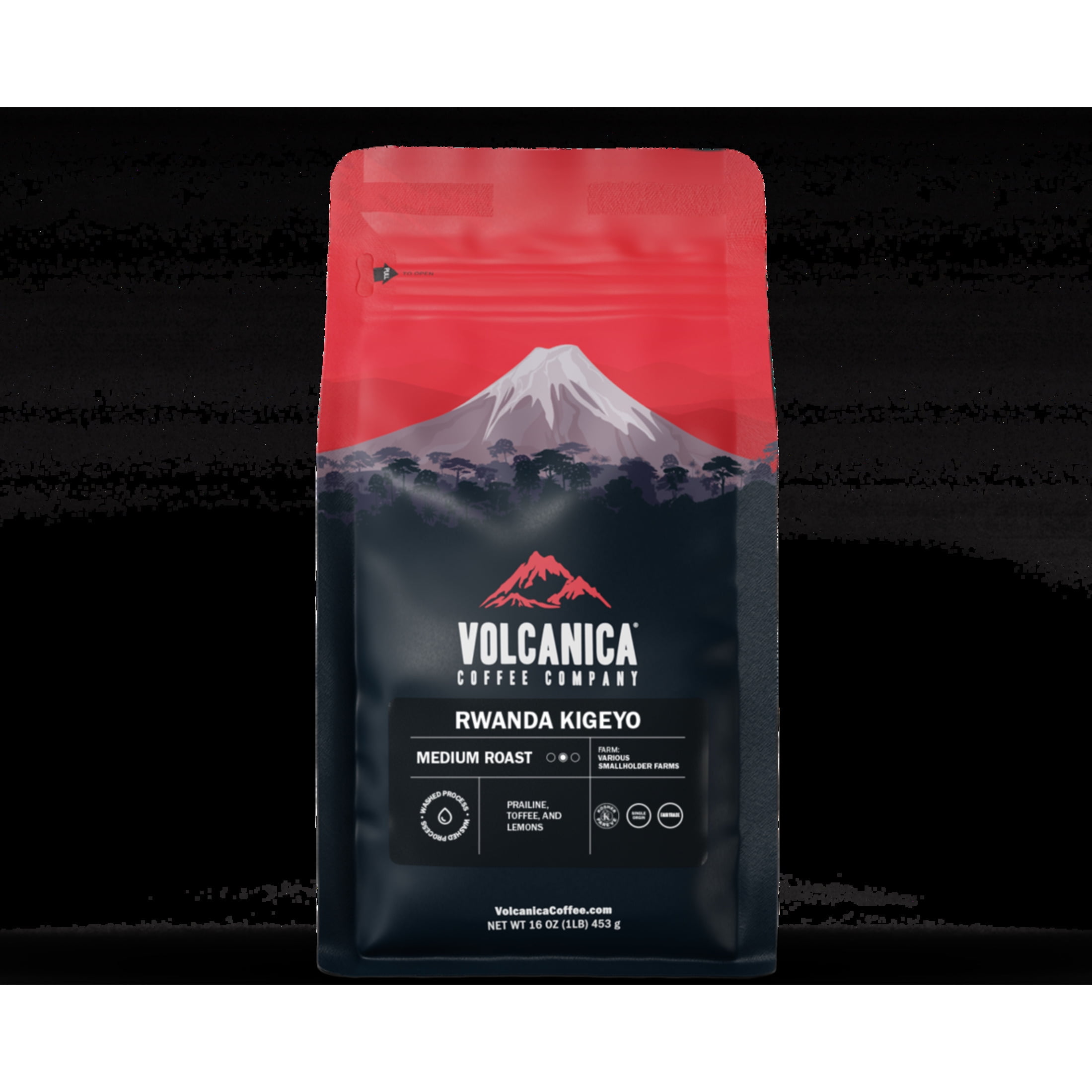 Volcanica Coffee Rwanda Coffee, Kigeyo Bourbon - 3 Lbs. (3 Pack ...