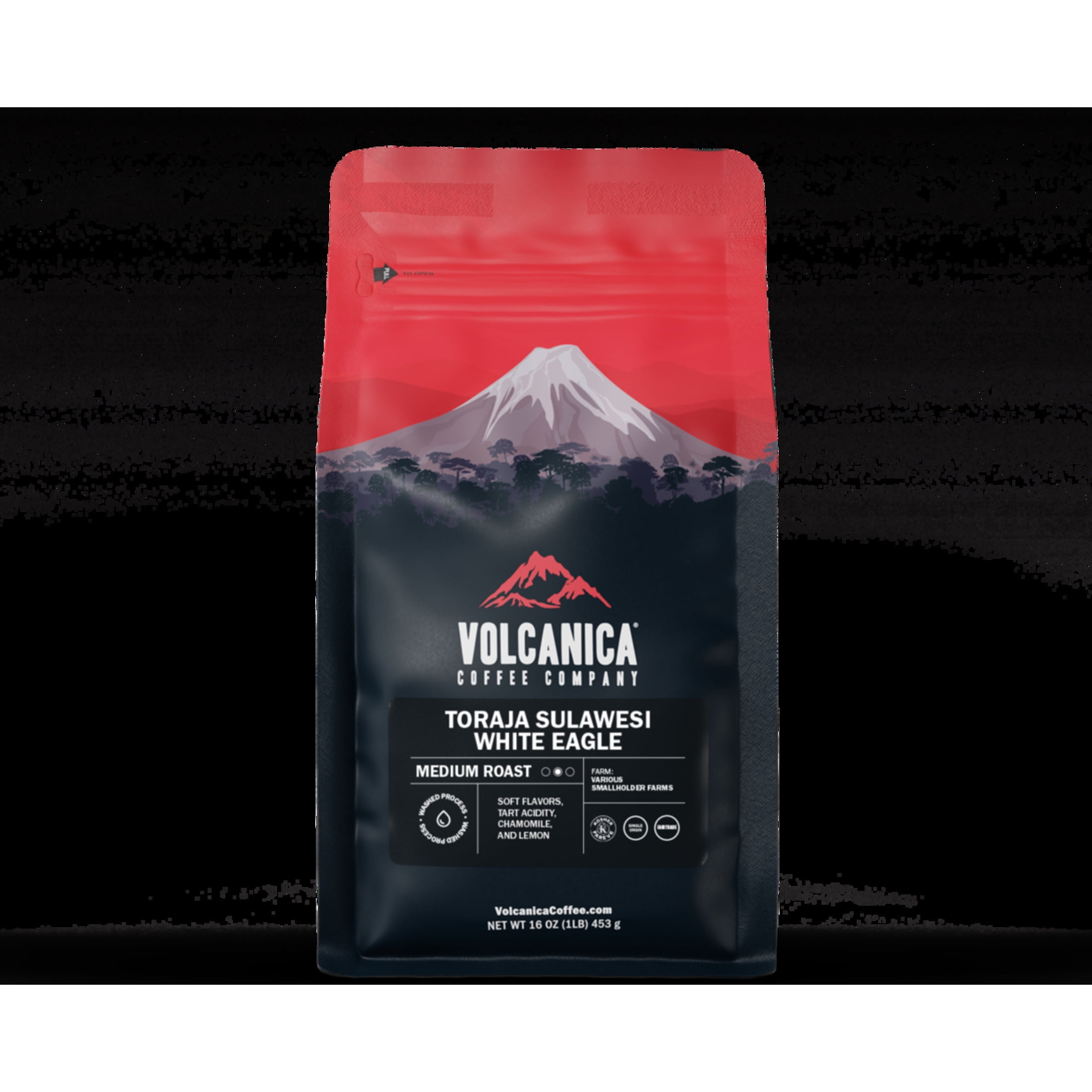 Volcanica Coffee Toraja Sulawesi Coffee - White Eagle - 3 Lbs. (3 Pack ...