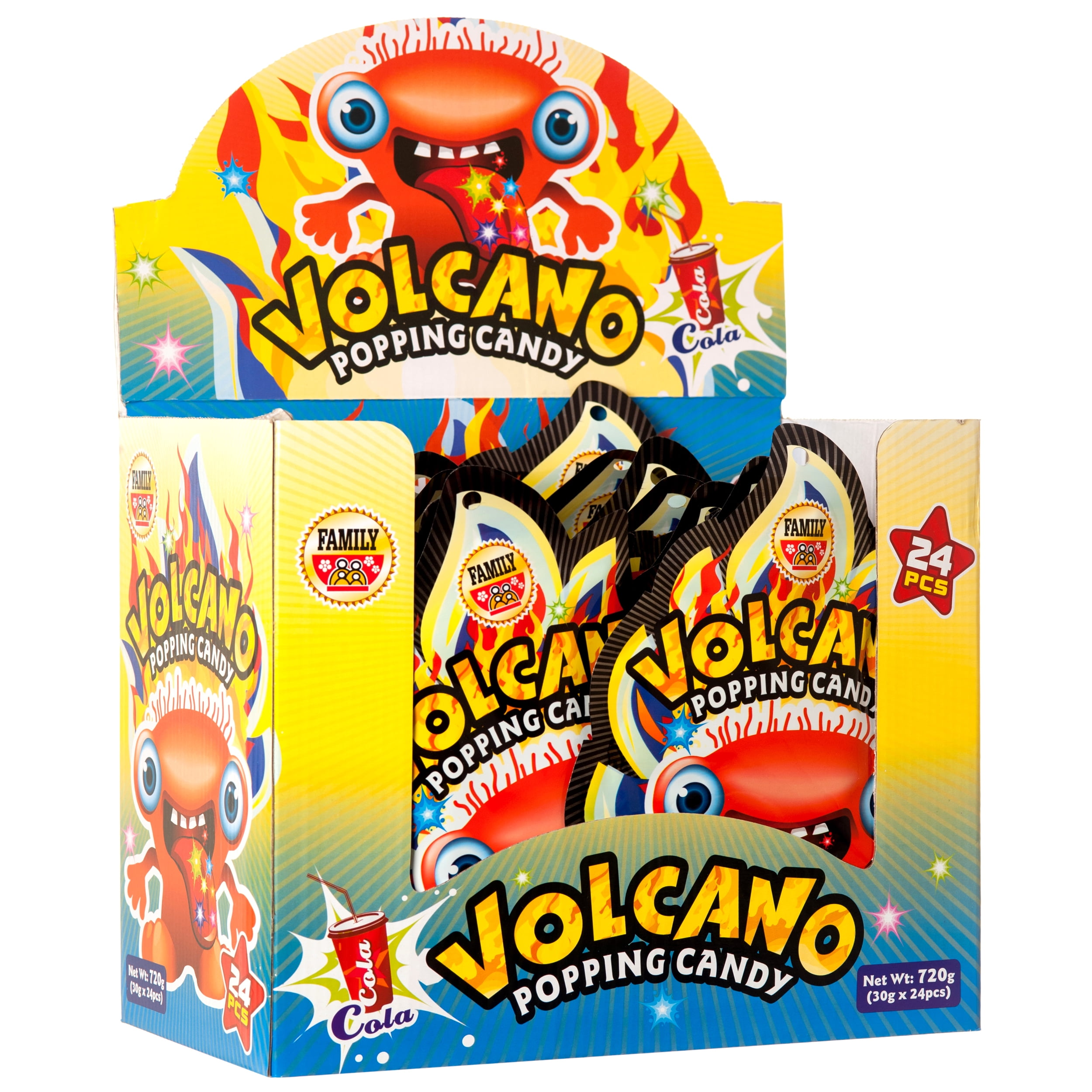 Volcano Cola Flavor Popping Candy (24 x 1.06 oz Bags) - Walmart.com
