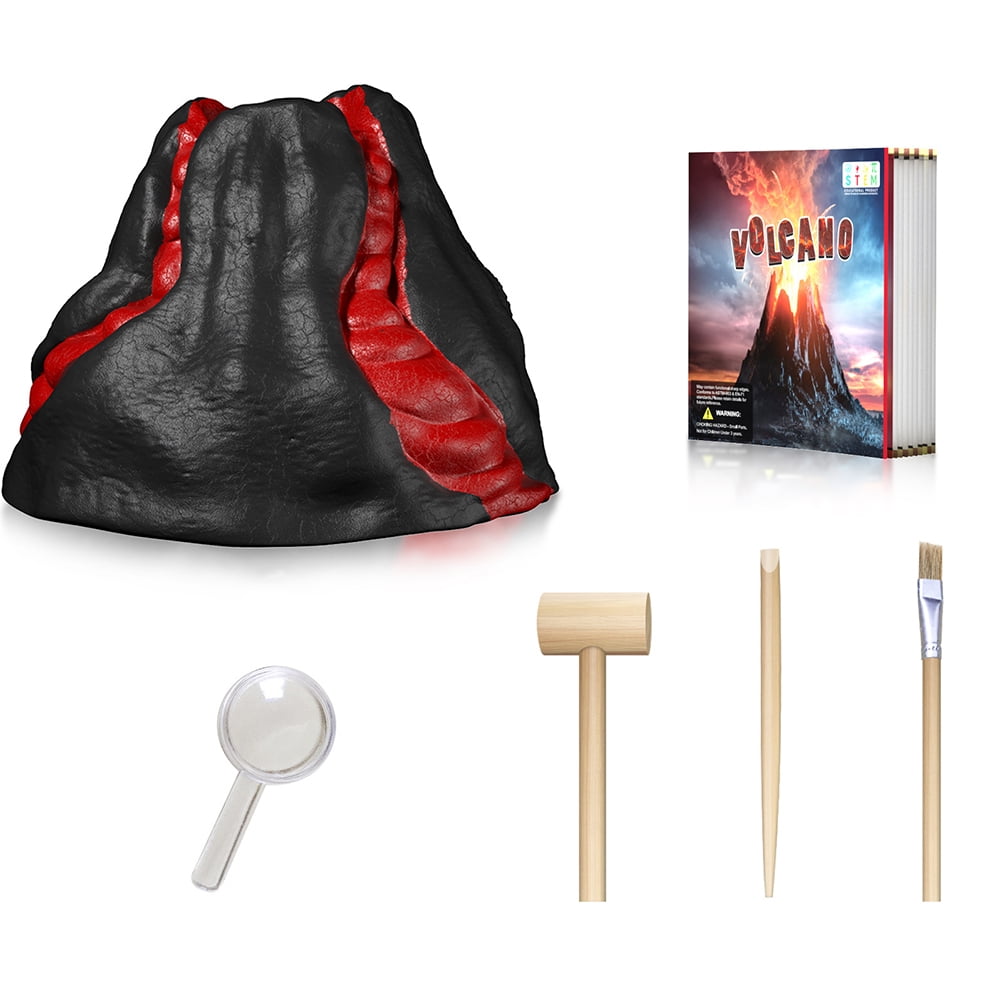 Volcano Excavation Science Kit for Children - Educational Toy Set with ...