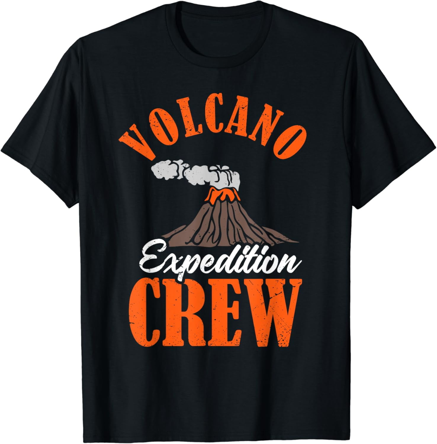 Volcano Expedition Crew Volcanoes Eruption Ash Volcano T-Shirt ...
