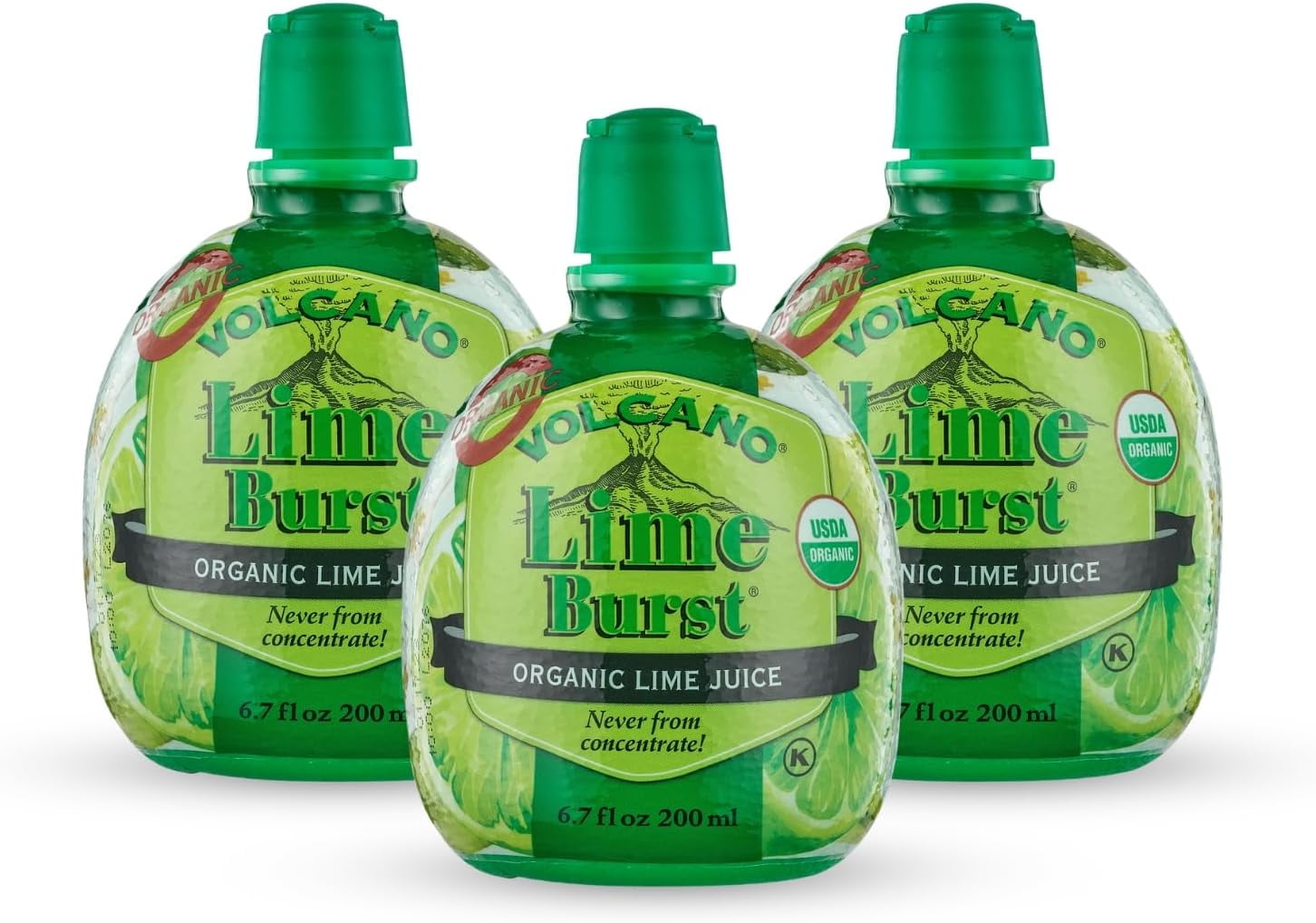 Volcano Juice Lime Organic Pack of 3 - Walmart.com
