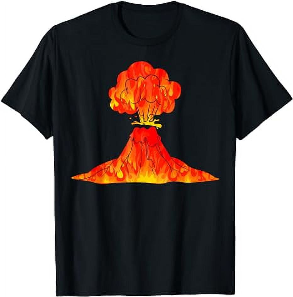 Volcano Lava Lover Fire Volcanology Magma T-Shirt - Walmart.com