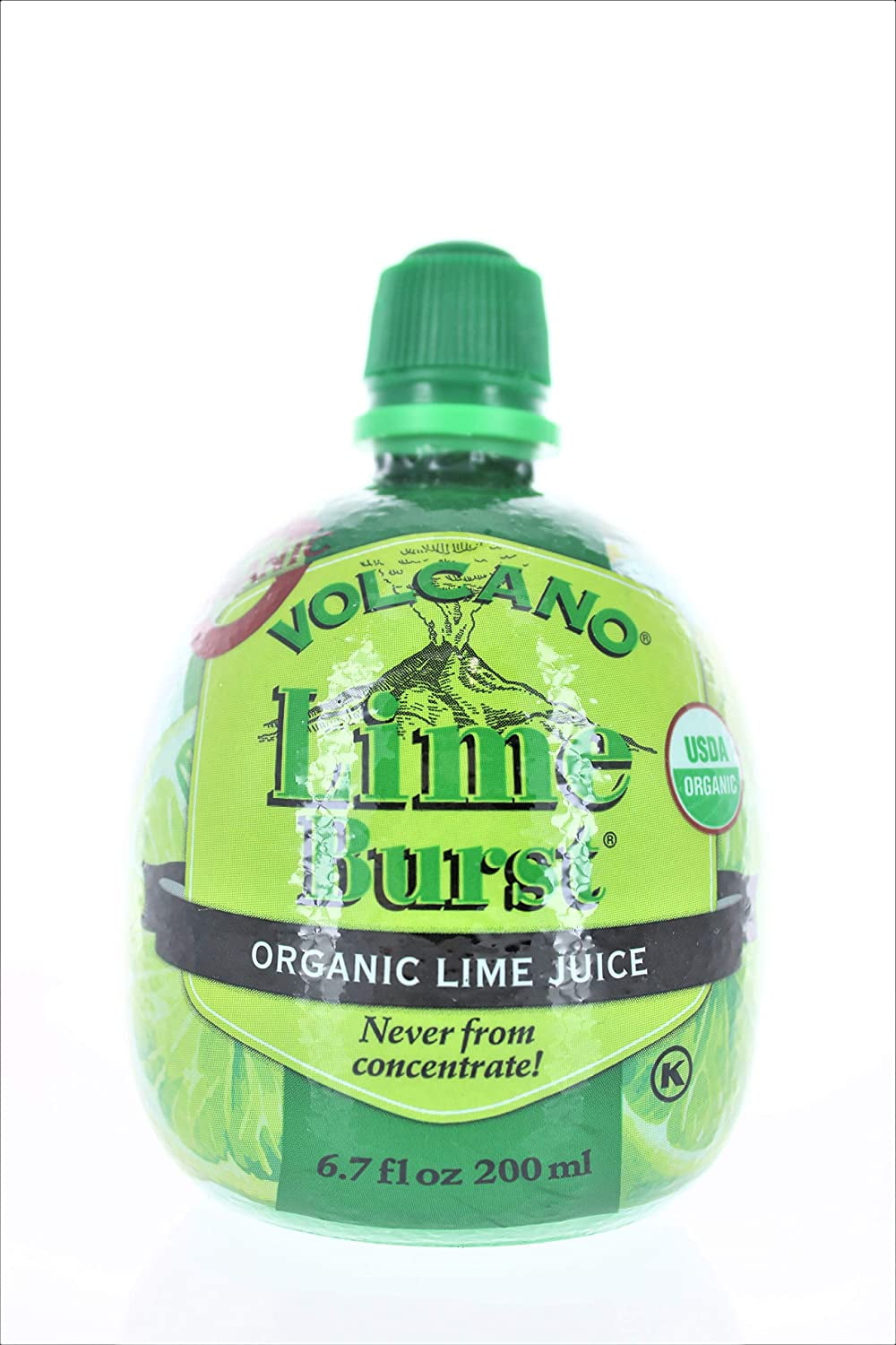 Volcano Lime Burst Organic Juice, 6.7 Ounce - Pack Of 6. - Walmart.com