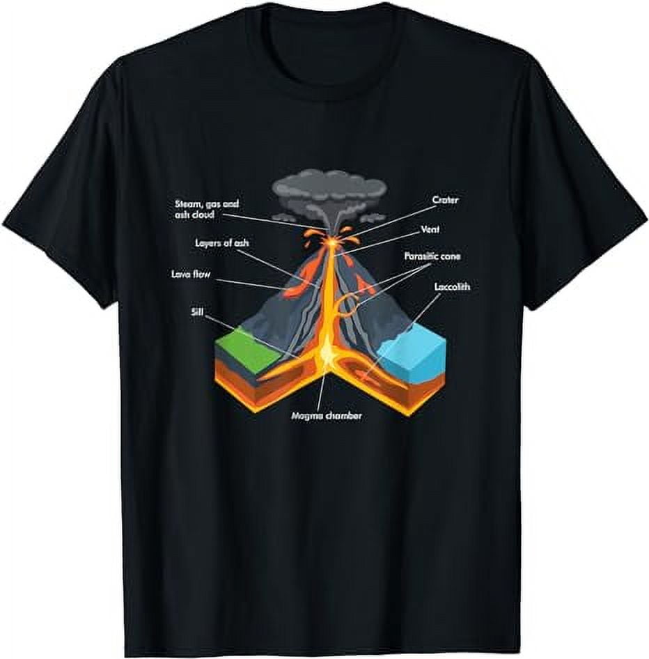 Volcano Lover Geology Teacher - Funny Geologist T-Shirt - Walmart.com