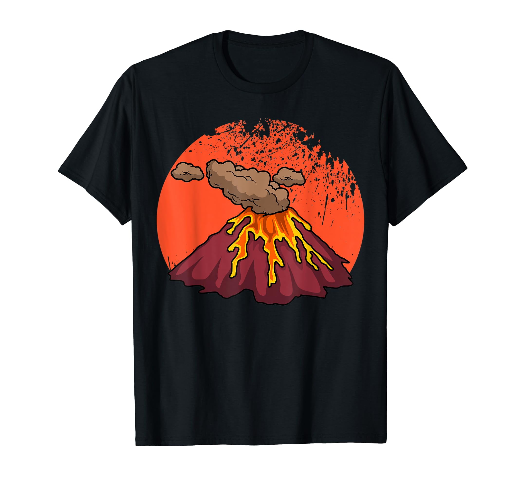 Volcano Magma Eruption Volcanology Lava Flow Volcanologist T-Shirt ...