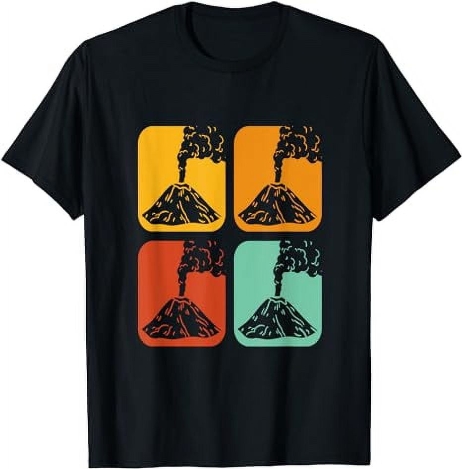 Volcano Magma Lava Vintage Volcanology Volcanologist T-Shirt - Walmart.com