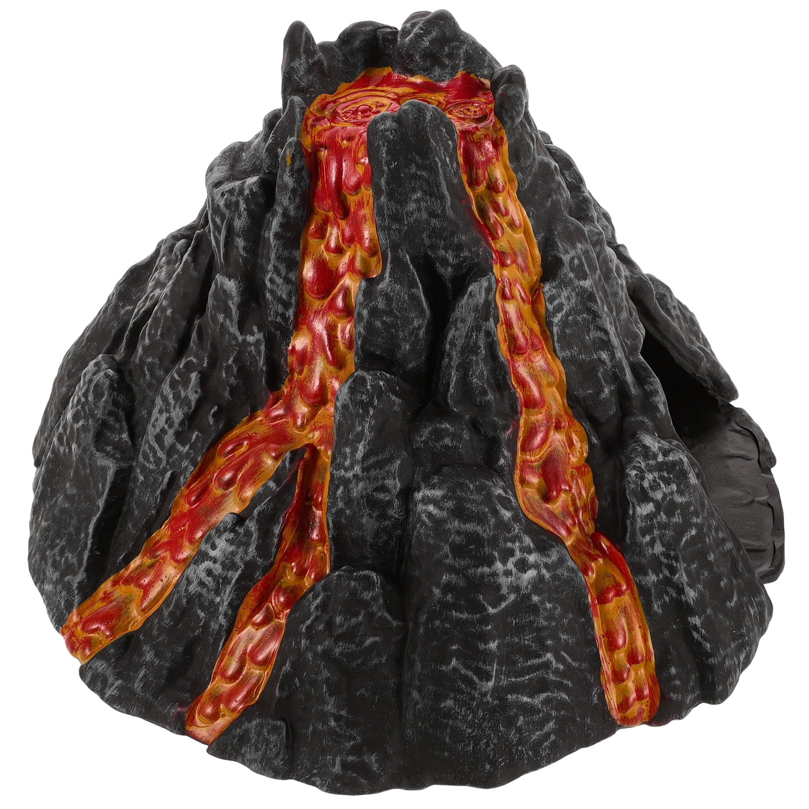Volcano Model Plastic Volcano Statue Sand Table Landscaping Decoration ...