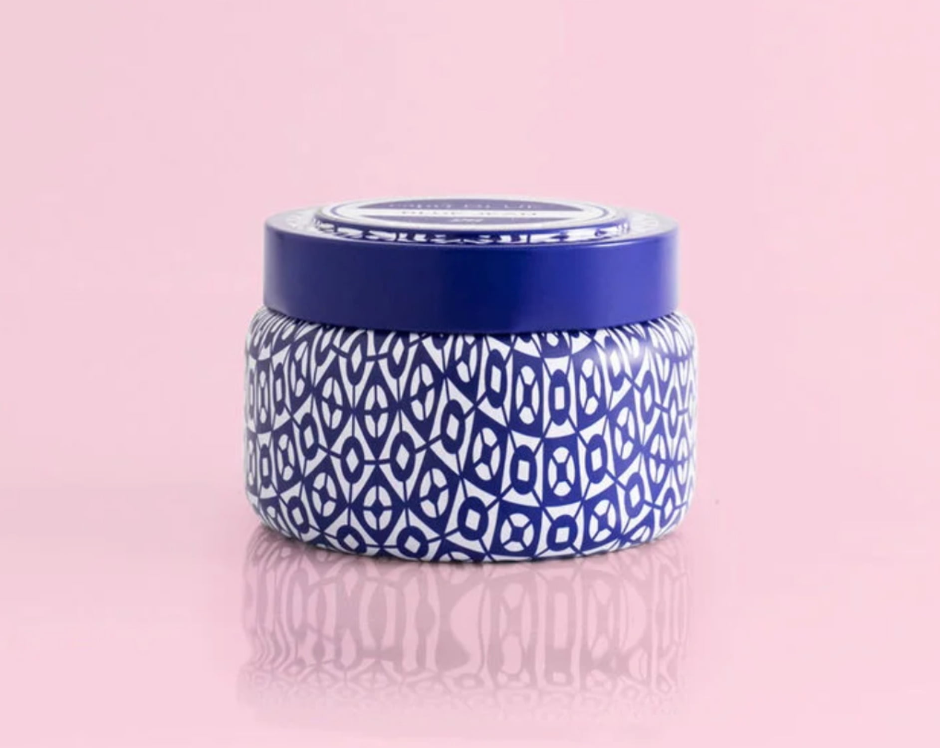 Volcano Printed Travel Tin Signature Jar Capri Blue 8.5oz - Walmart.com