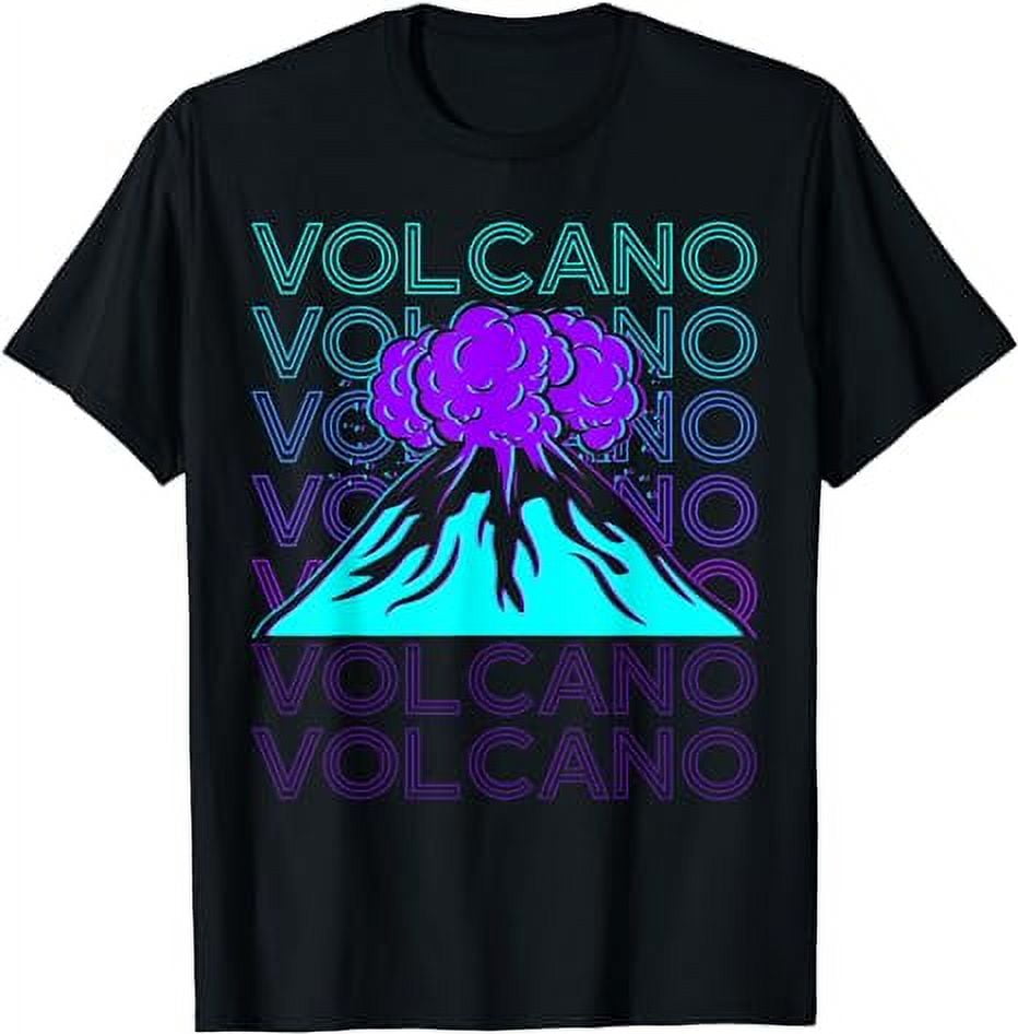 Volcano Retro T-Shirt - Walmart.com