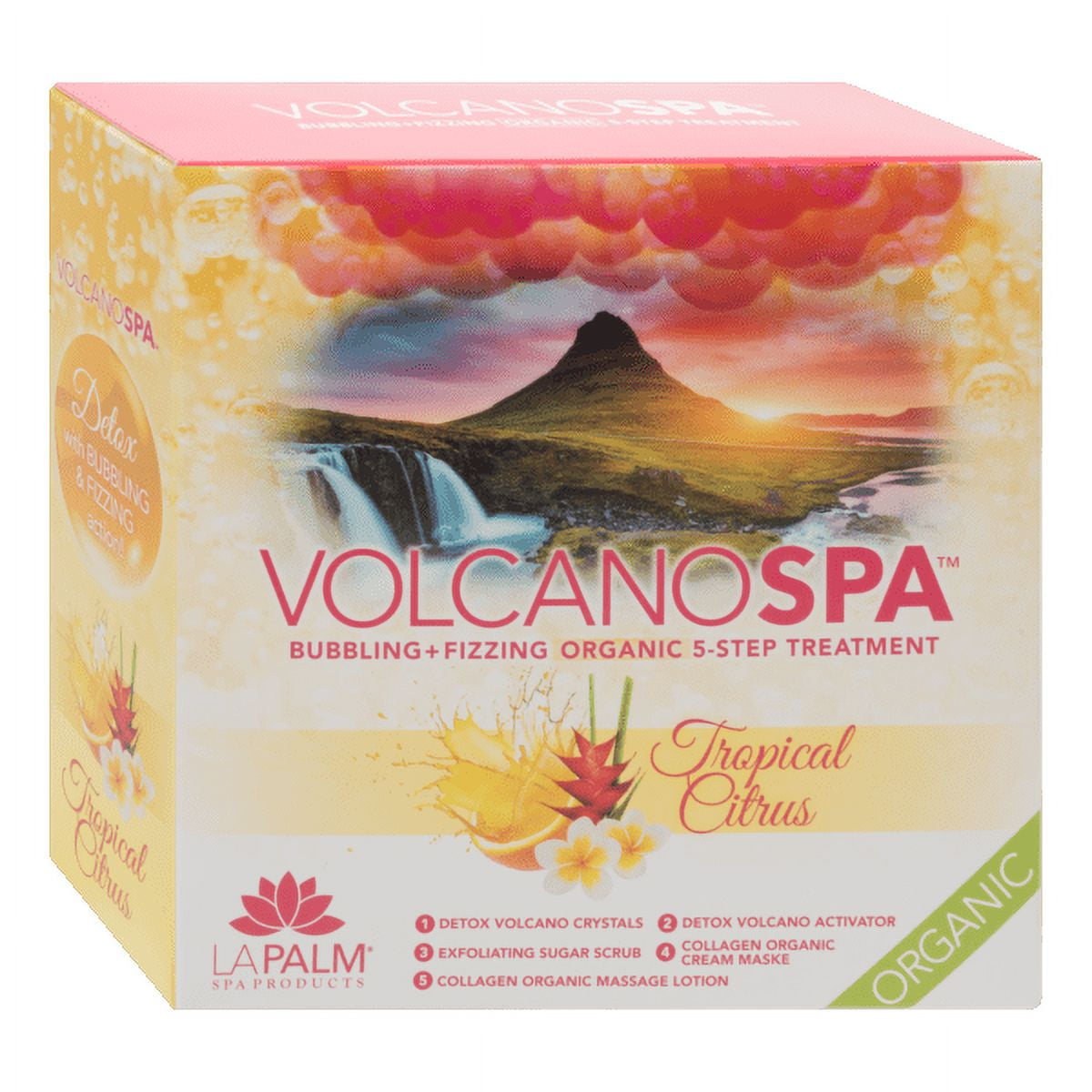 Volcano Spa: Beauty Spa Foot Pedicure Set - 6 Step Tropical Citrus Kit ...