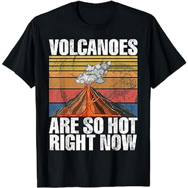 Volcanoes Lover Volcano Eruption Magma Volcano T-Shirt - Walmart.com