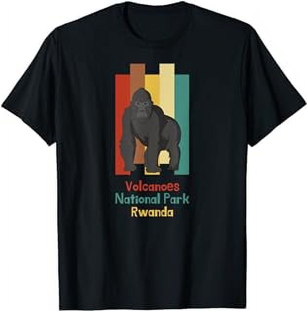 Volcanoes National Park Gorilla Trekking Rwanda T-Shirt - Walmart.com
