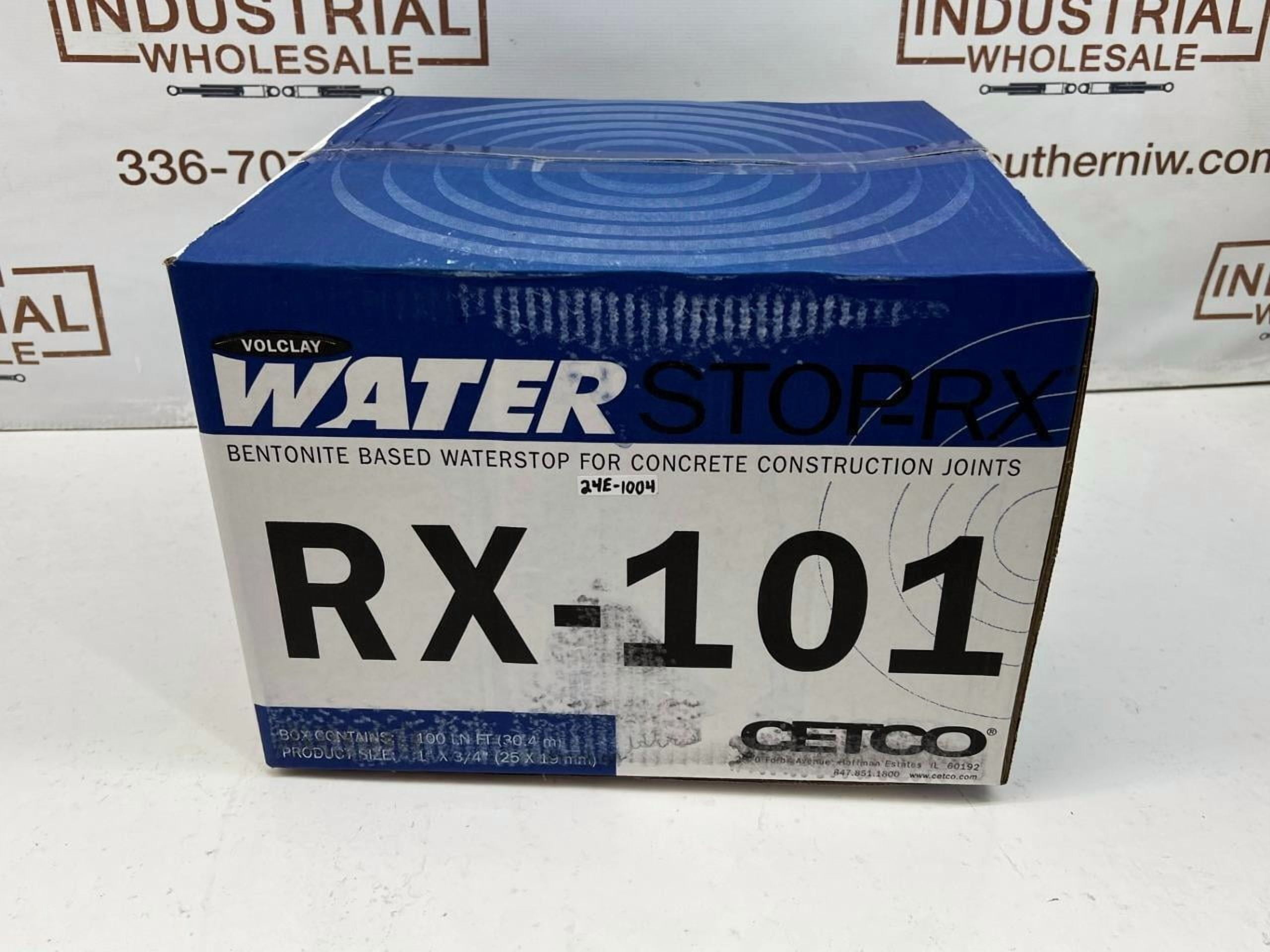 Volclay WaterStop Rx 101 Expanding Concrete Joint Waterstop Bentonite Based Seal - Walmart.com