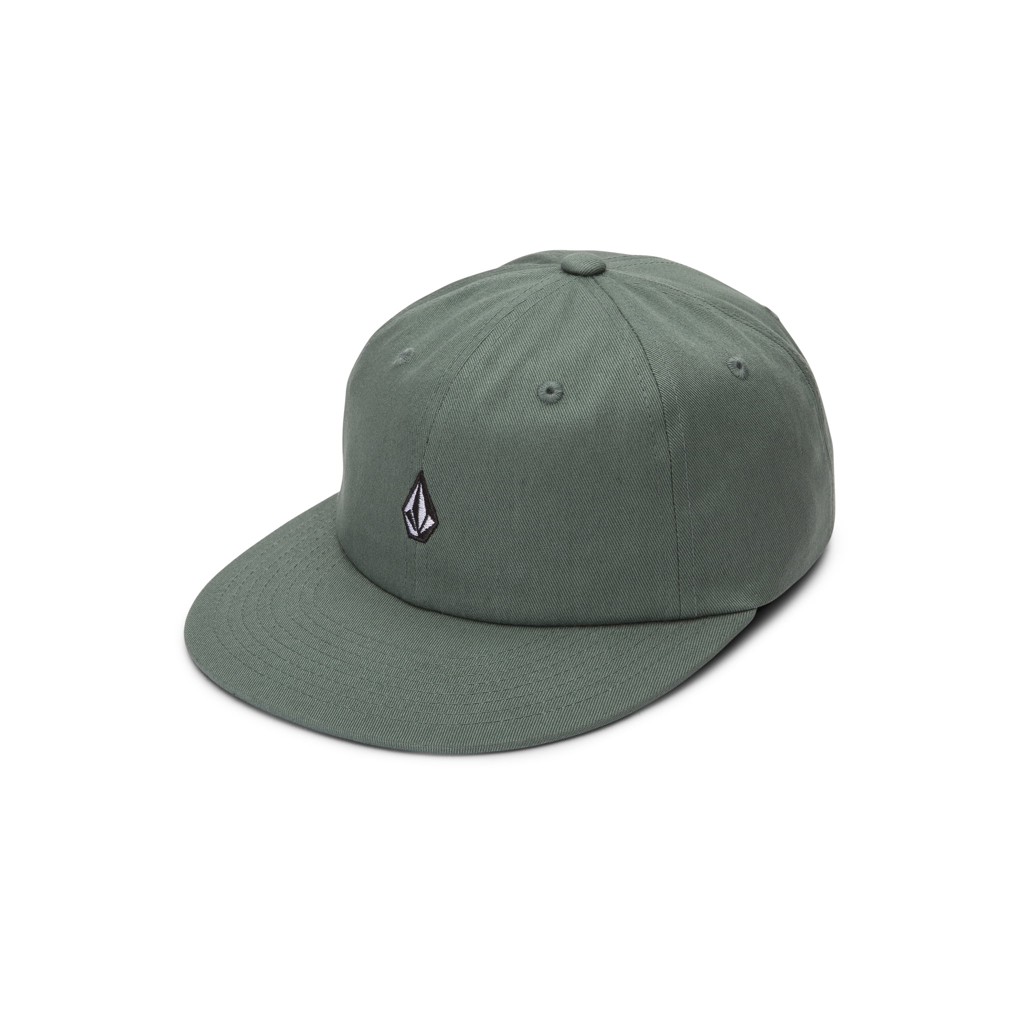 Volcom 6 Panel Flat Peak Adjustable Cap ~ Full Stone Dad abyss ...