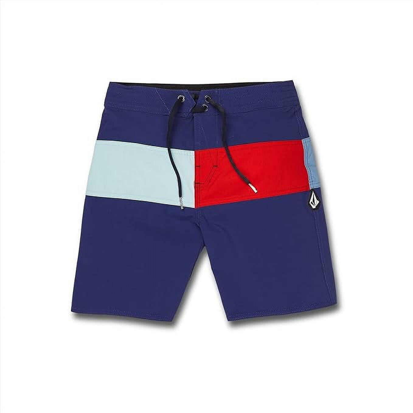 Volcom Big Boys Vision Liberators Stretch Colorblock Board Shorts ...