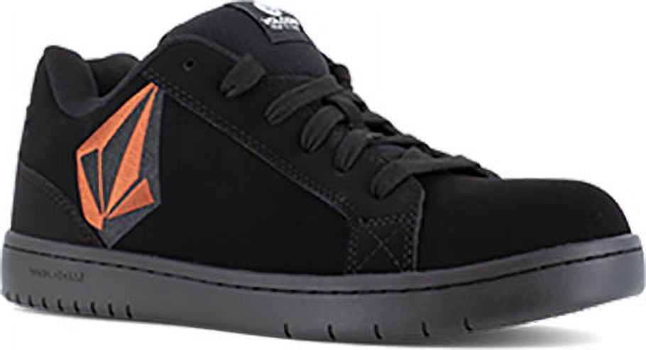 Volcom Men's Skate Inspired Composite Toe ESD Work Shoe Black/Red ...