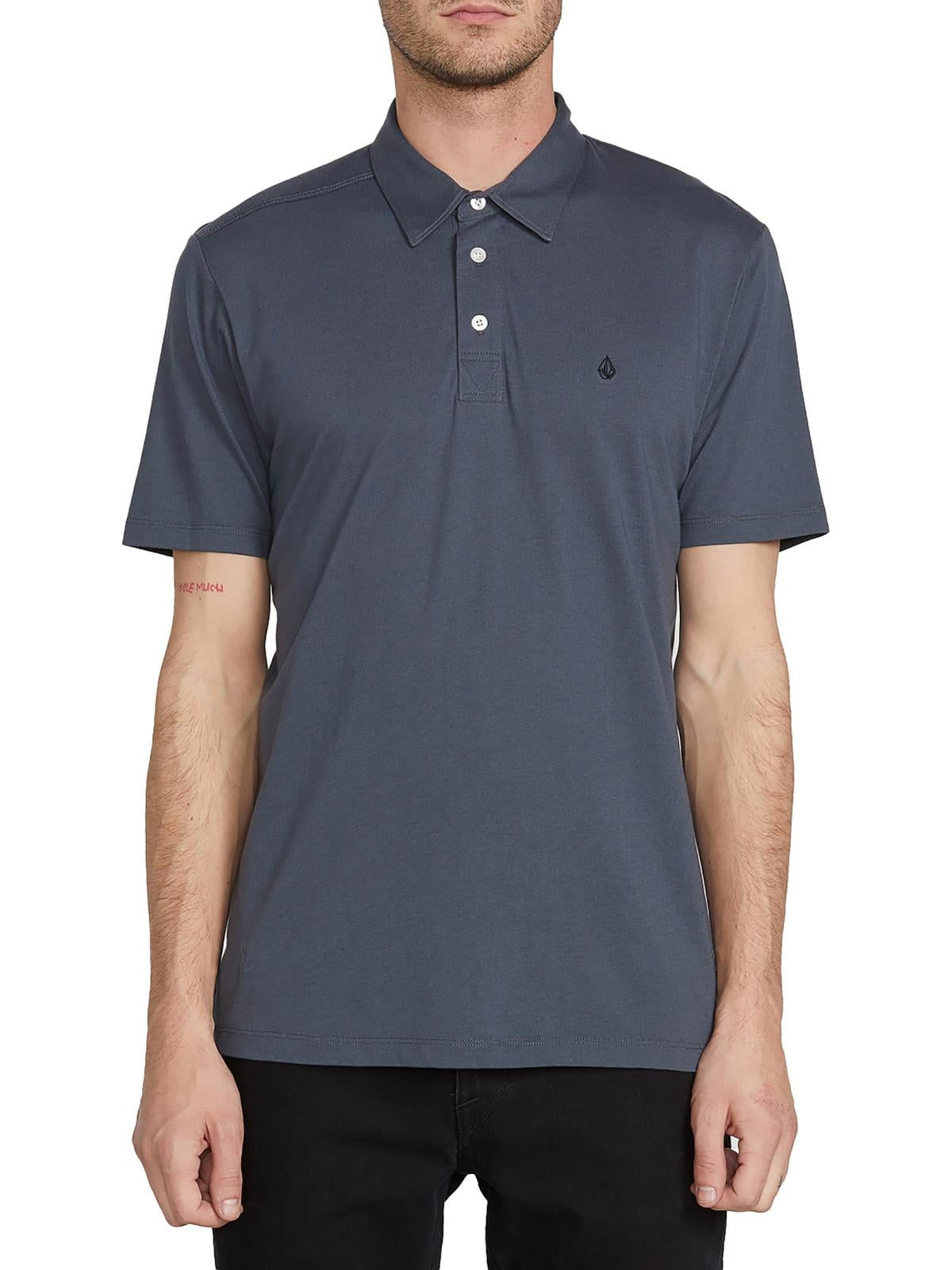 Volcom Mens Logo Collared Polo Shirt - Walmart.com