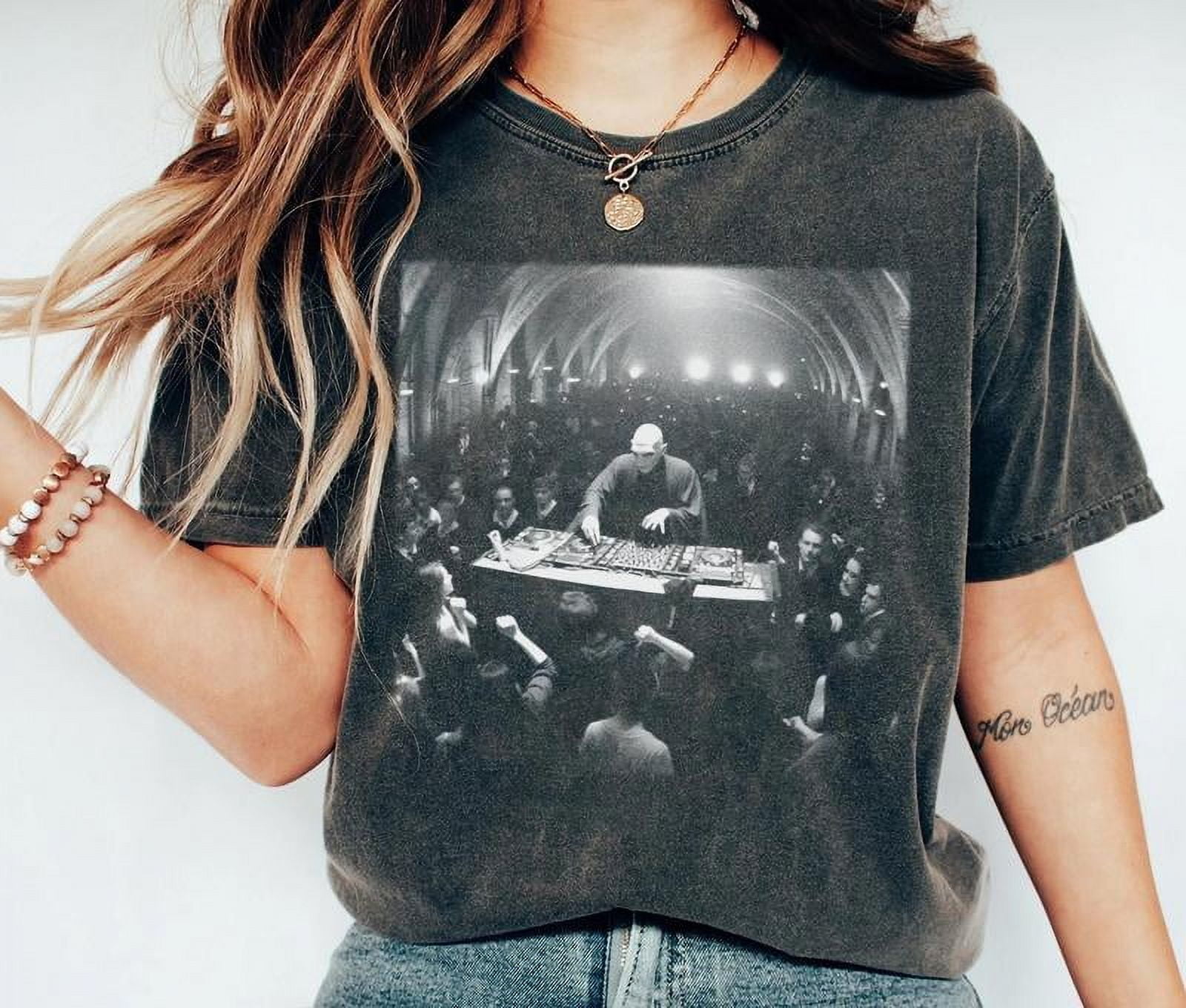 Voldemort DJ in Great Hall Shirt Dark Lord Wizarding Meme Shirt ...