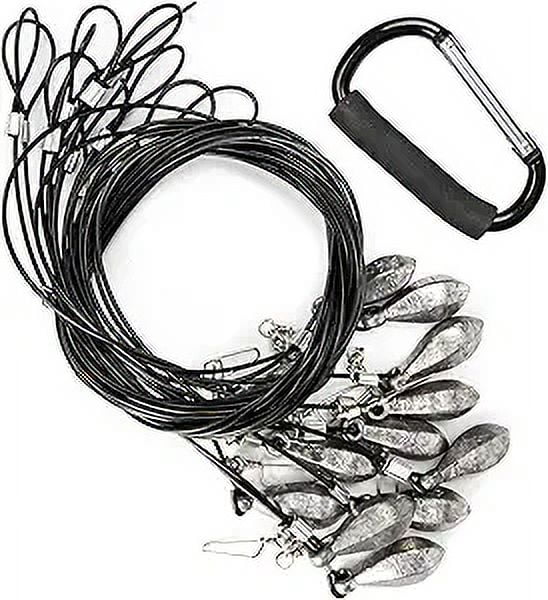 GUGULUZA 12-Pack Steel Cable Decoy Rigs with PVC Coated, Waterfowl ...