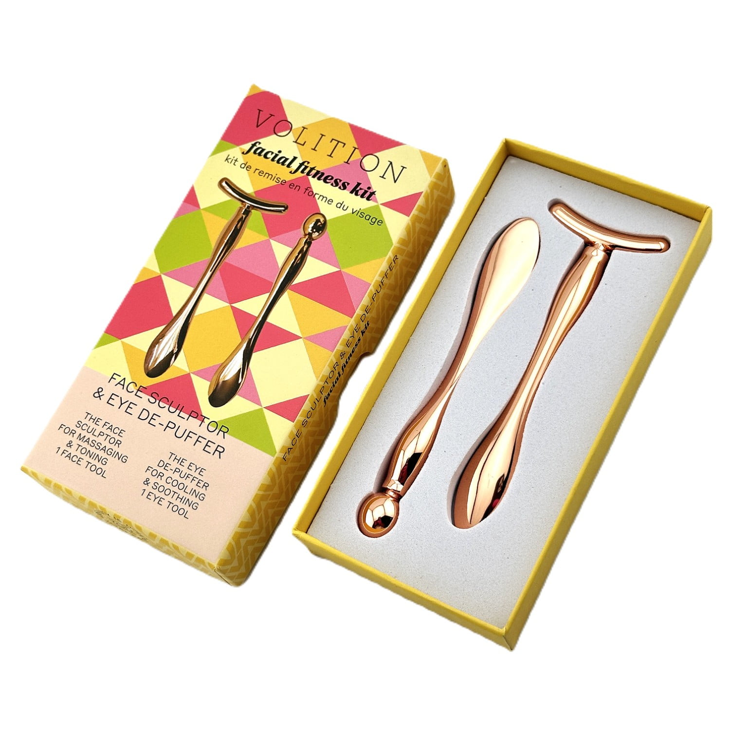 Volition Facial Fitness Kit with Face Sculptor & Eye De-Puffer ...