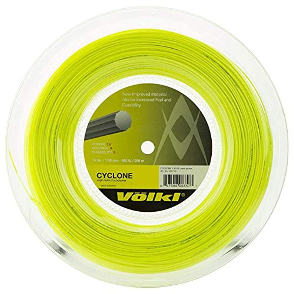 VOLKL Cyclone | Tennis Racquet String | Spin & Control | Ten-sided co ...