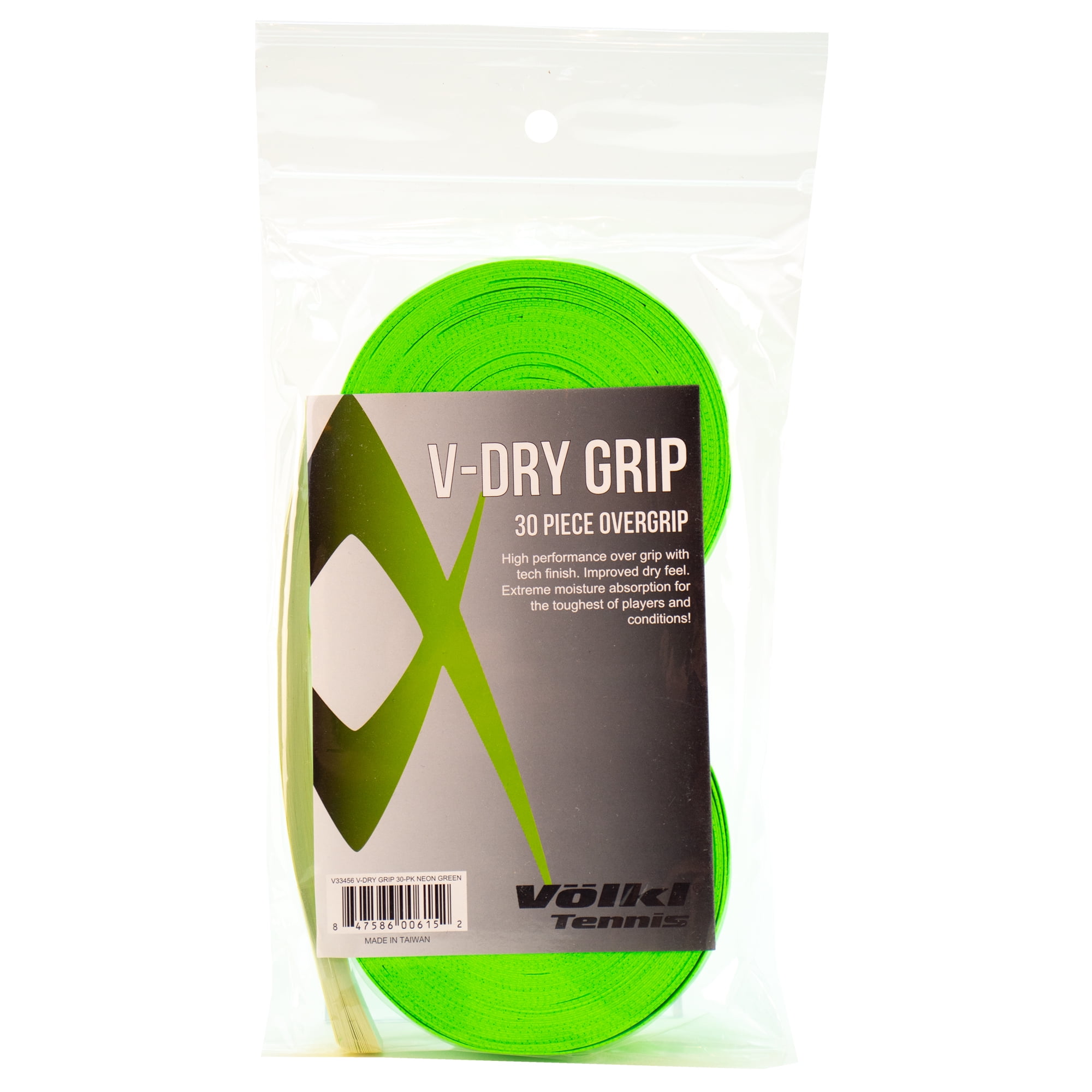 VOLKL V-Dry Grip | Overgrip | High Performance Tennis Grip (Neon Green ...