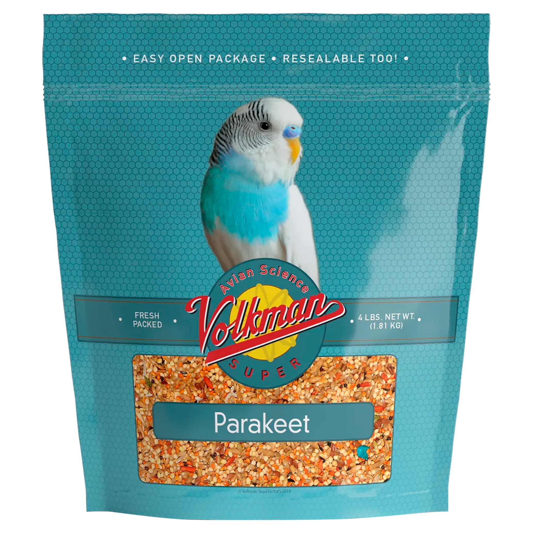 Volkman Seed Avian Science Super Parakeet 4lbs - Premium Daily Blend ...