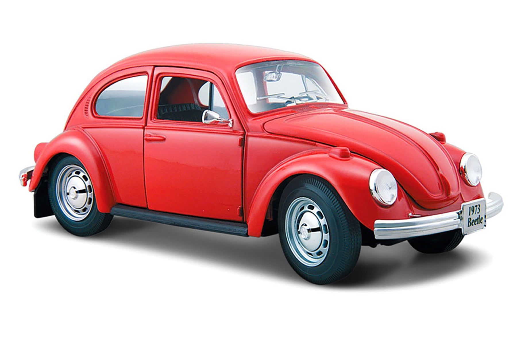 Volkswagen Beetle Hardtop, Red - Showcasts 37926 - 1/24 Scale Diecast ...