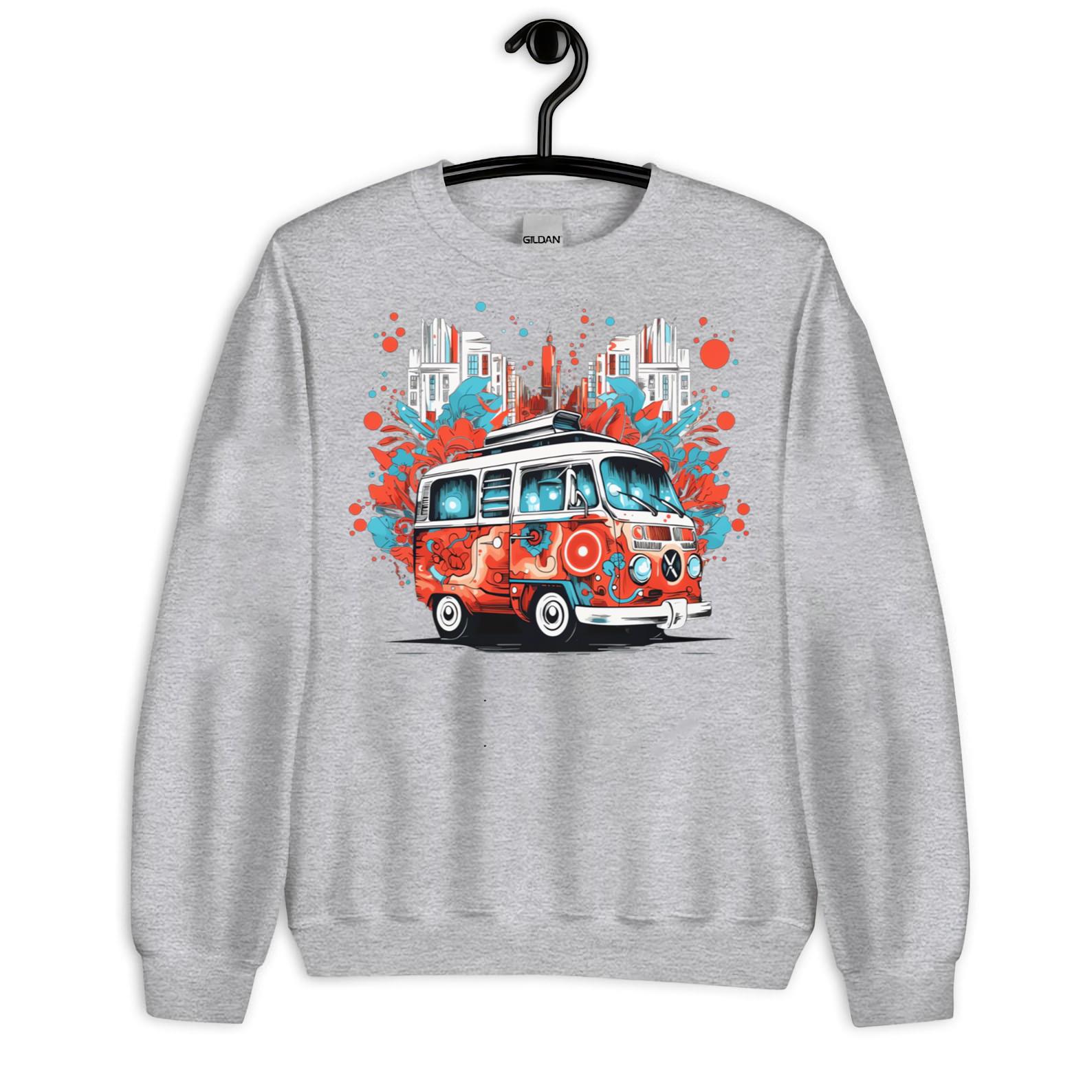Volkswagen Bus Shirt, Road Trip Tee, Retro Hippie Bus T-Shirt, Urban ...
