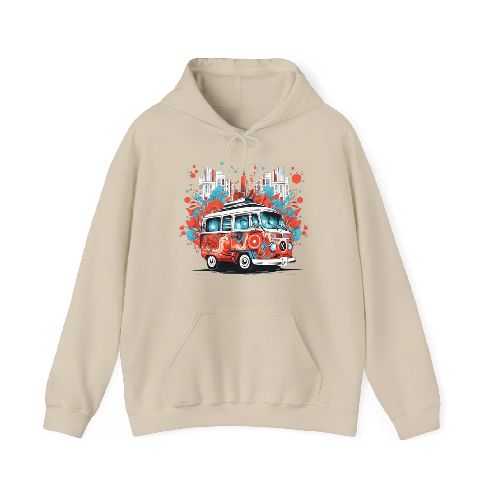 Volkswagen Bus Shirt, Road Trip Tee, Retro Hippie Bus T-Shirt, Urban ...