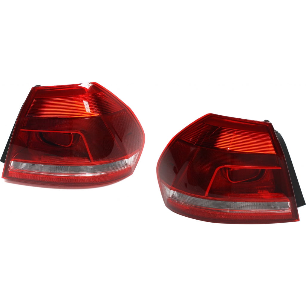 For Volkswagen Passat Tail Light Assembly 2012-2015 Pair Driver and ...