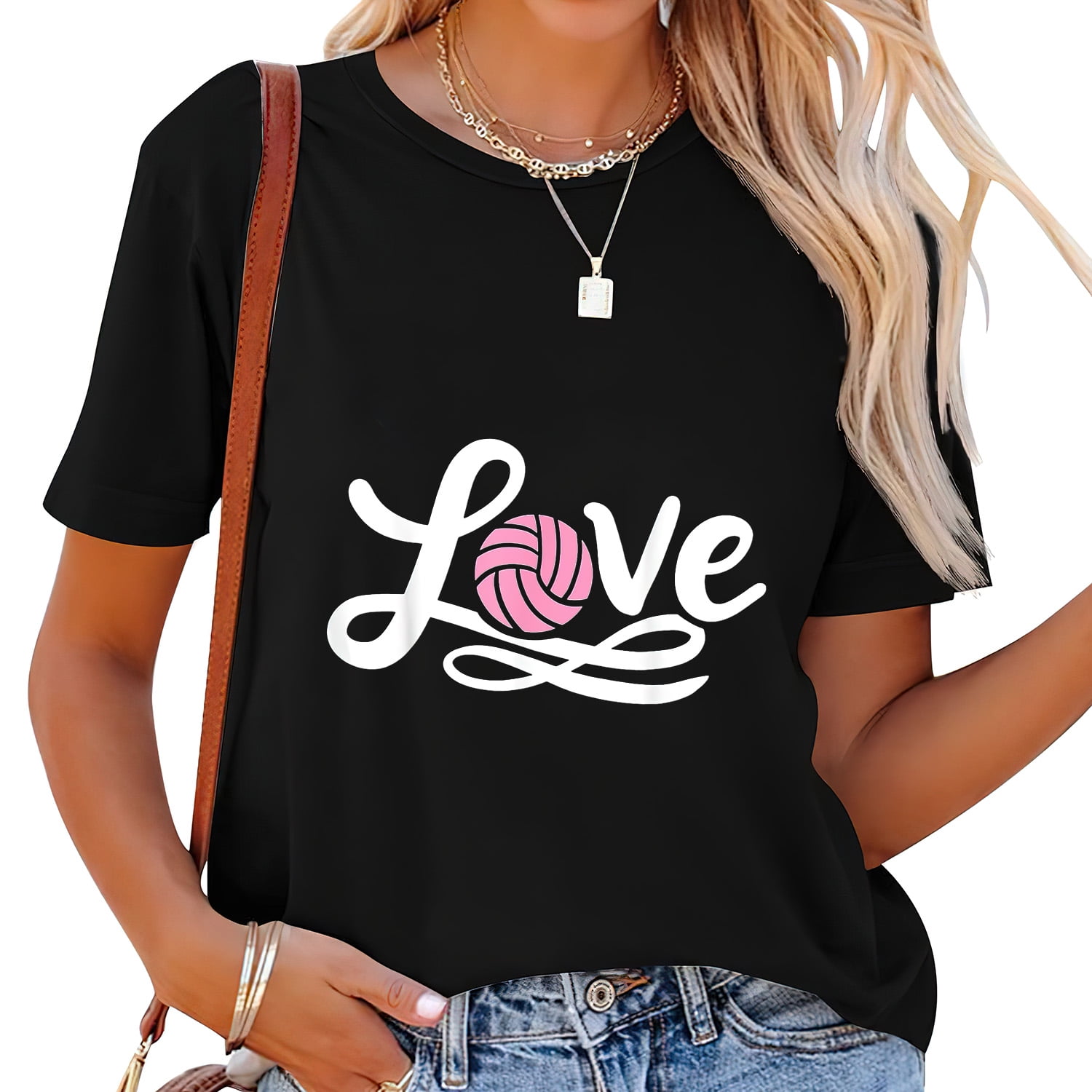Volleyball Love Volleyball Player T-Shirt - Walmart.com