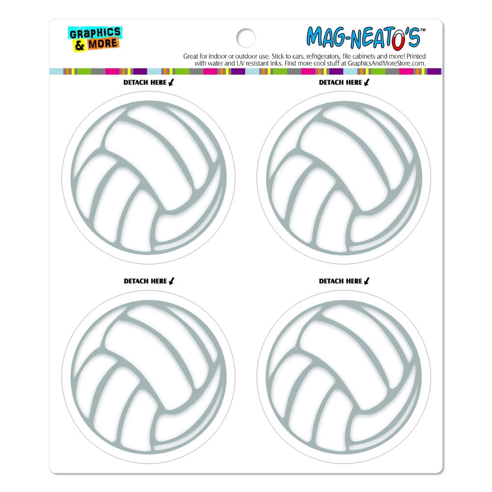 Volleyball MAG-NEATO'S(TM) Car/Refrigerator Magnet Set - Walmart.com