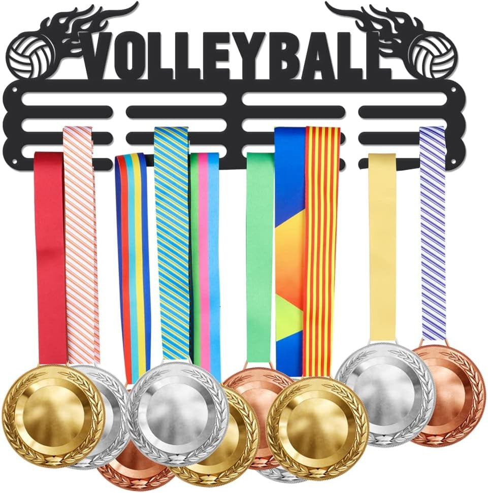Volleyball Medal Hanger Display Sports Medals Display Rack for 60 ...