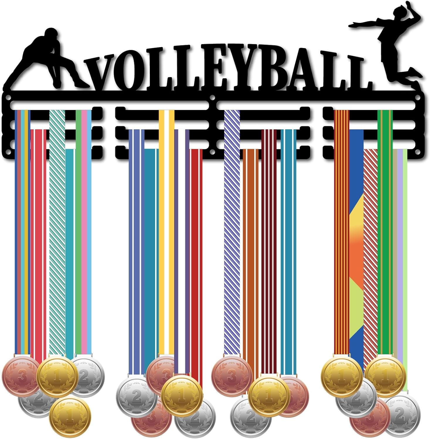 Volleyball Medal Hanger Sports Medal Holder Display Award Lanyard ...