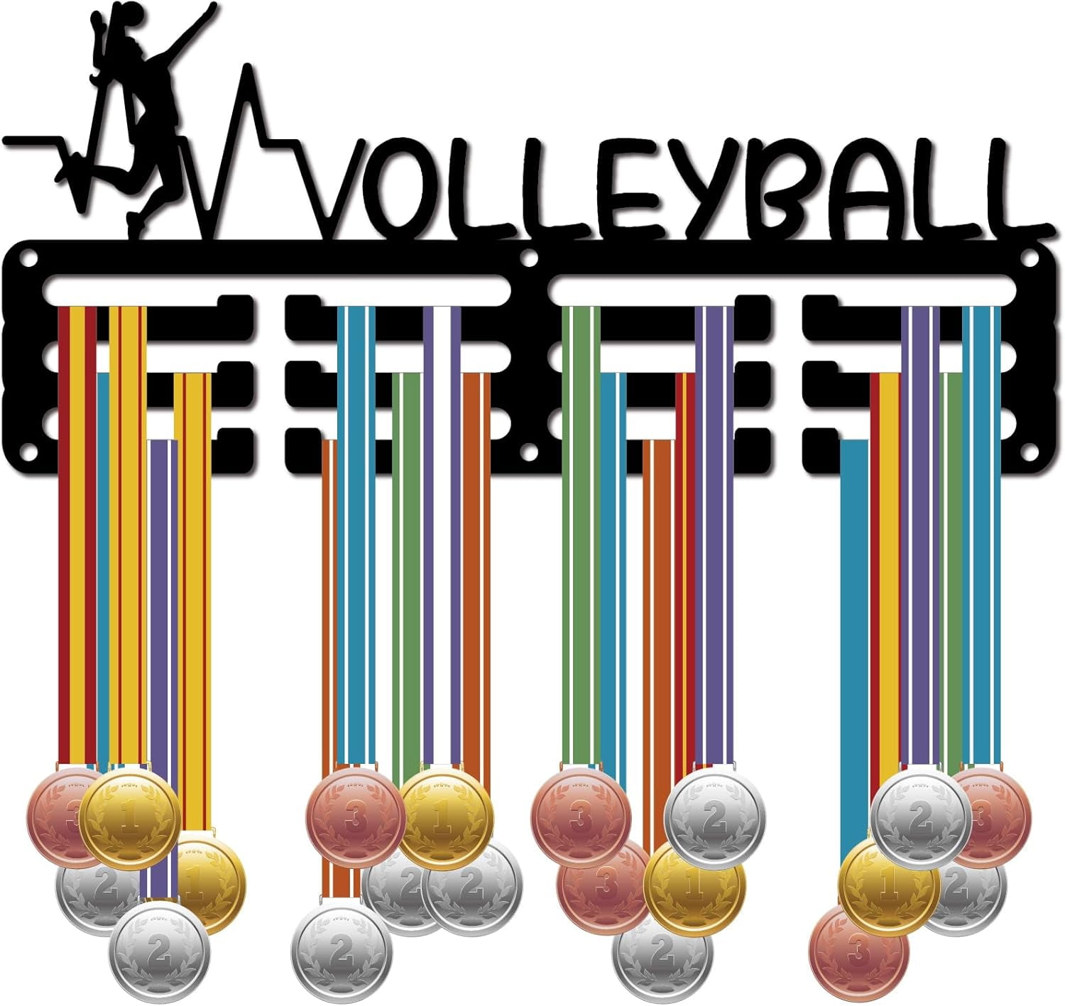 Volleyball Medal Holder Medal Hanger Rack Display Hanging Awards Wall ...