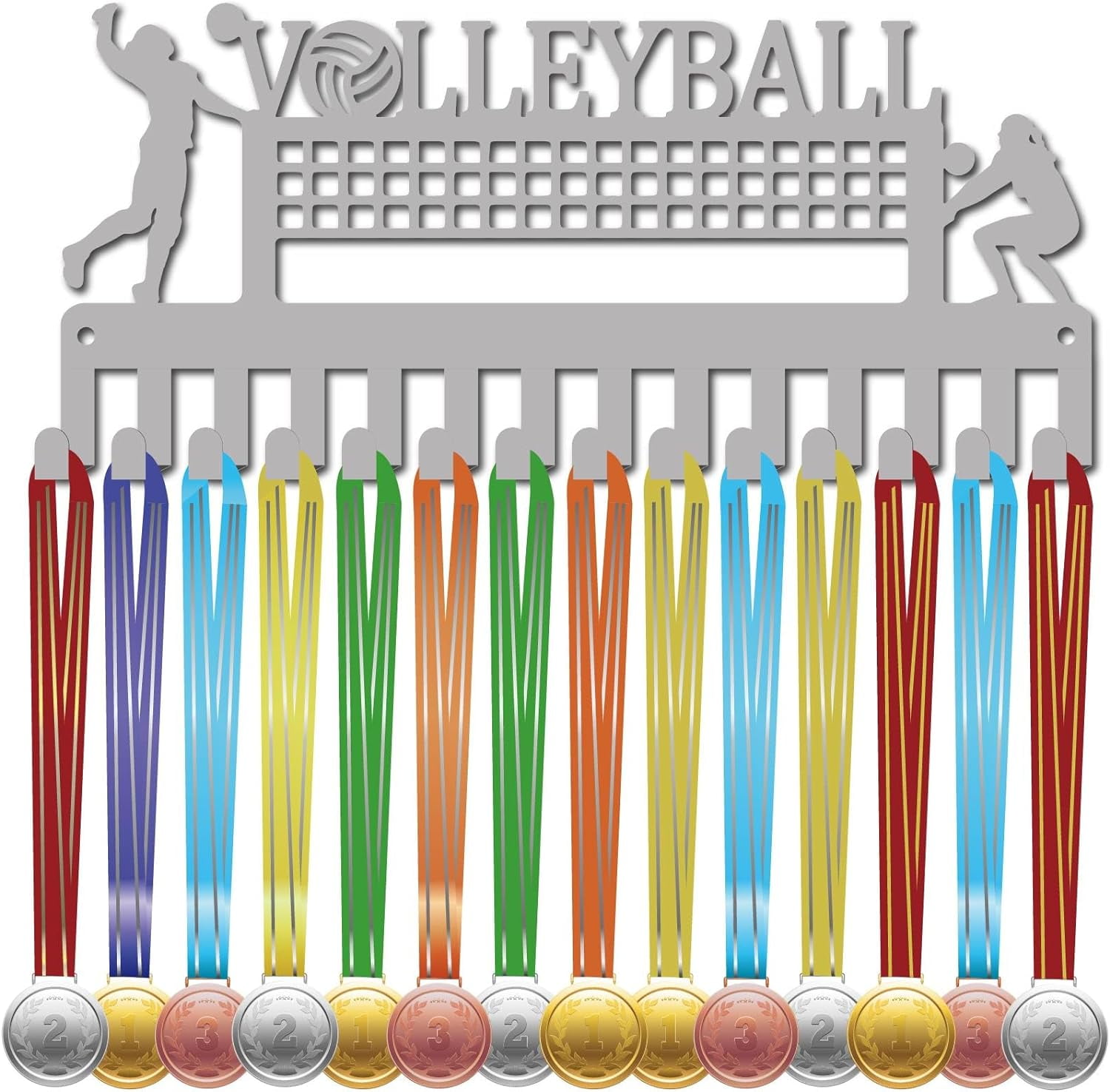 Volleyball Medal Holder Medal Hanger Display Rack Sports Hanging ...