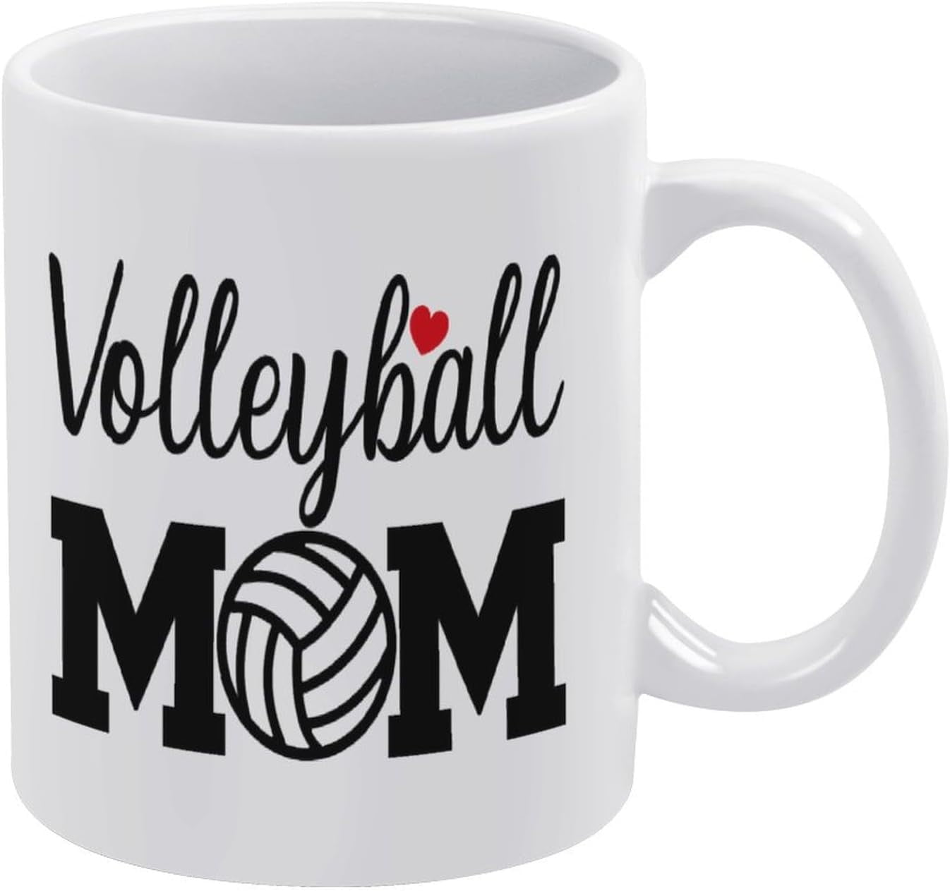 Volleyball Mom Coffee Lovers Cup, Great Novelty Gift, 11 Oz Tea Cup For ...